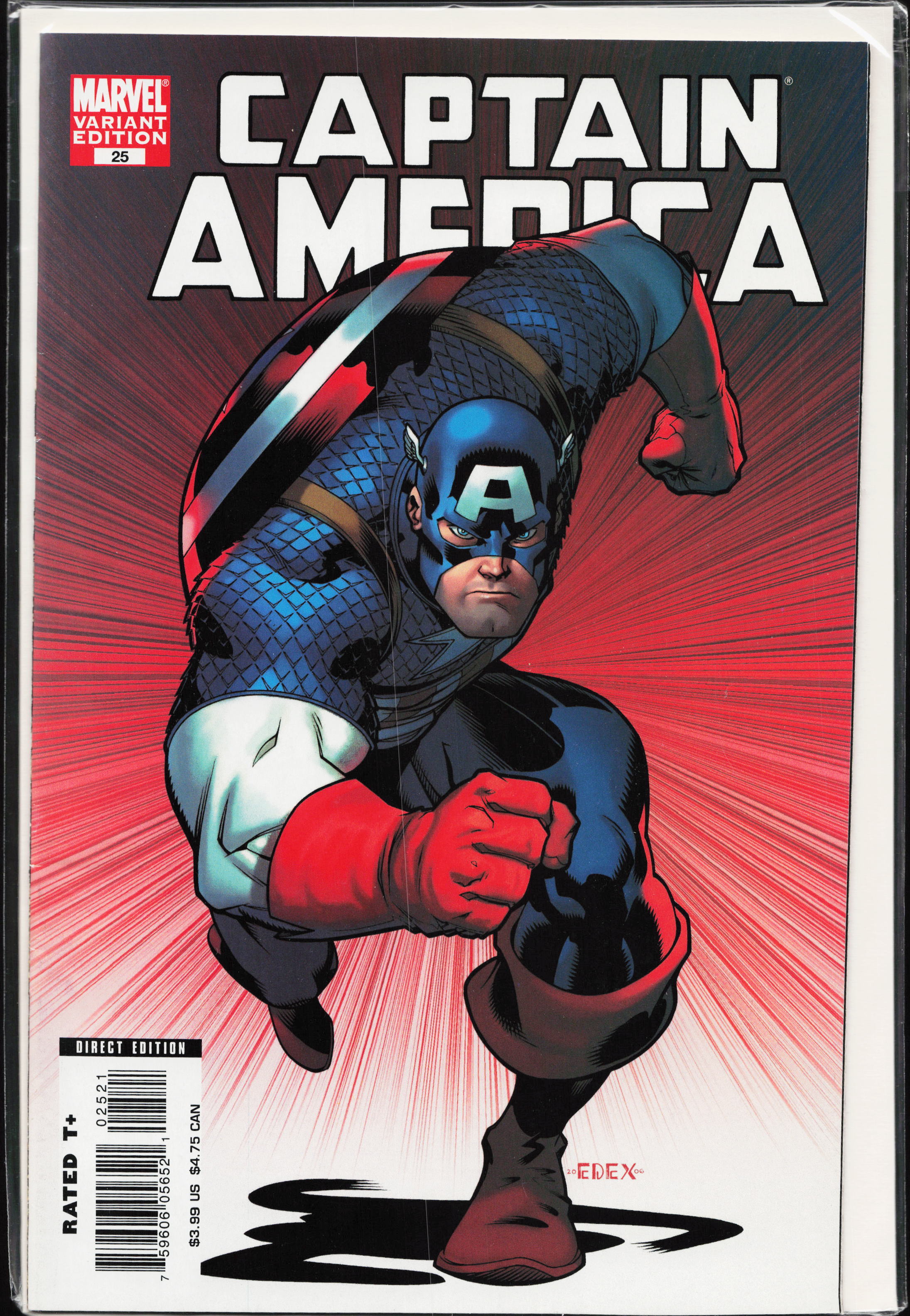 Captain America #25 McGuinness Cover (2007) Captain America | Comic ...
