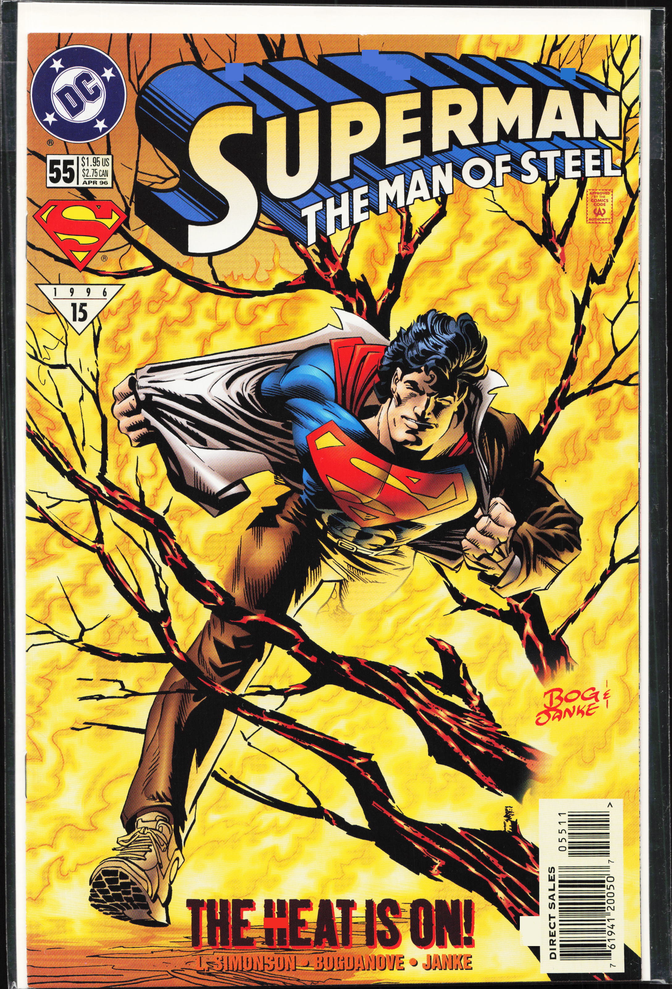 Superman: The Man of Steel #55 (1996) Superman | Comic Books - Modern Age, DC Comics, Superman ...