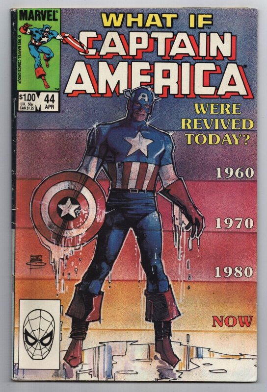 What If #44 Captain America Were Revived Today (Marvel, 1984) FN ...