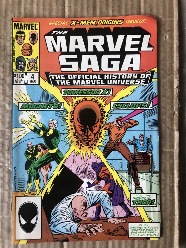 The Marvel Saga The Official History Of The Marvel Universe 4 1986