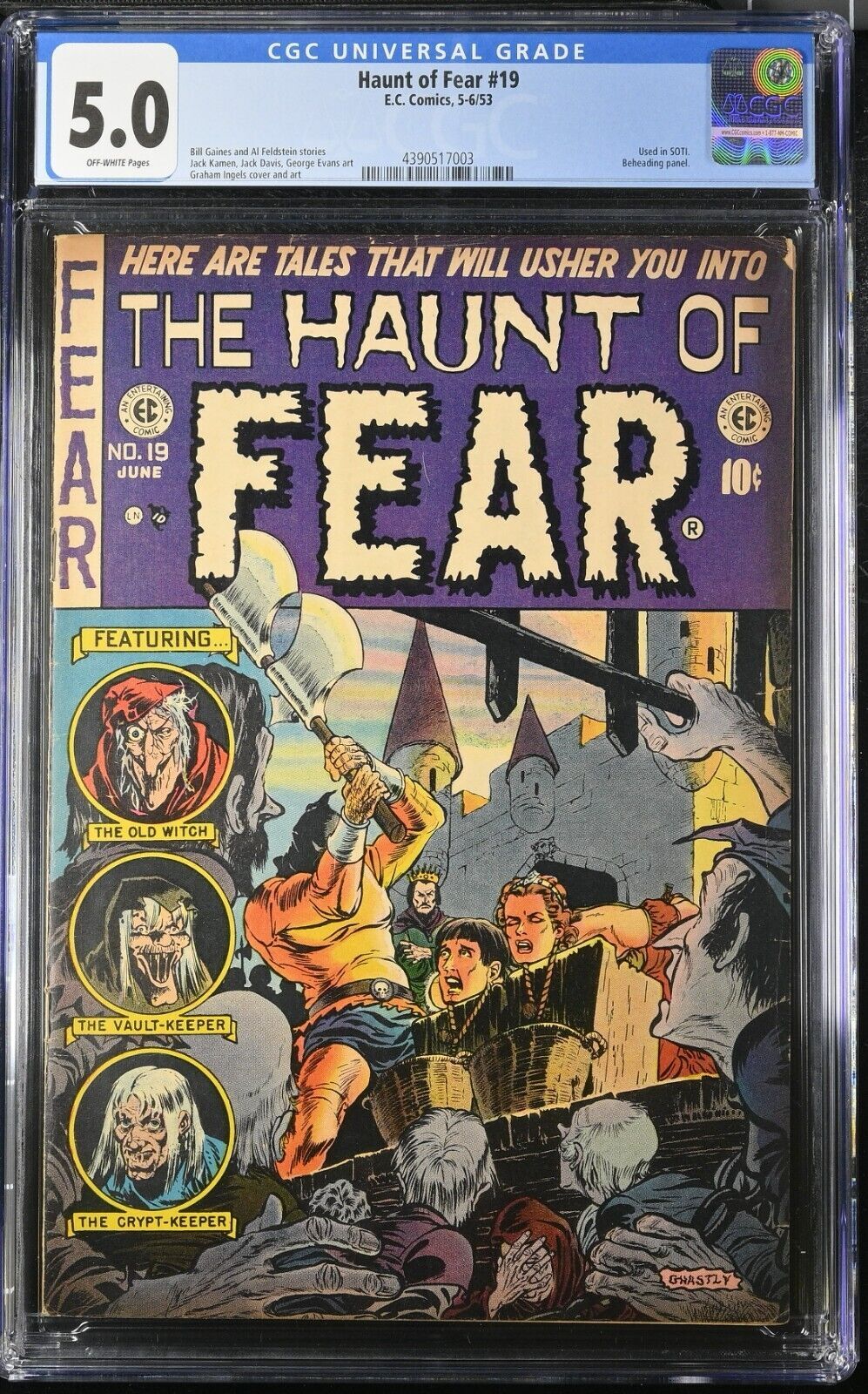 E.C. Comics Haunt Of Fear #19 CGC 5.0 | Comic Books - Golden Age, EC ...