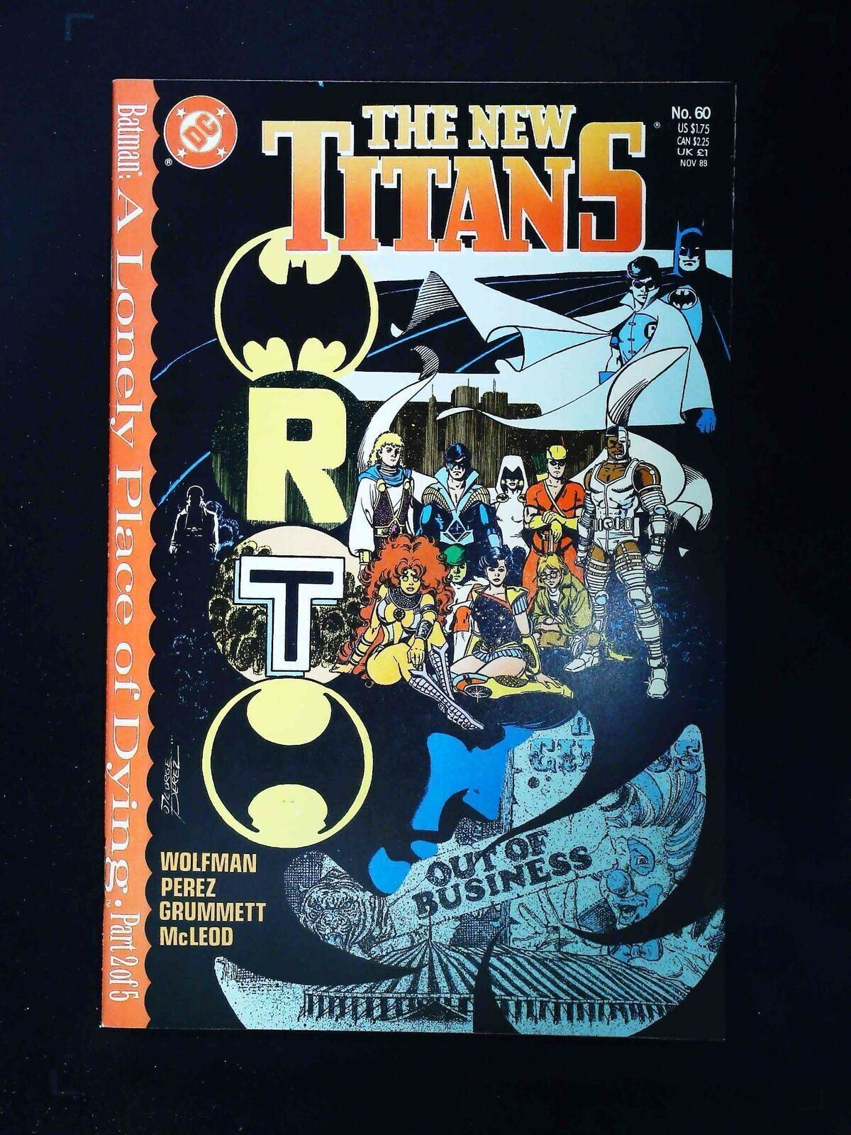 New Teen Titans New Titans #60 (2Nd Series) Dc Comics 1989 Vf/Nm ...