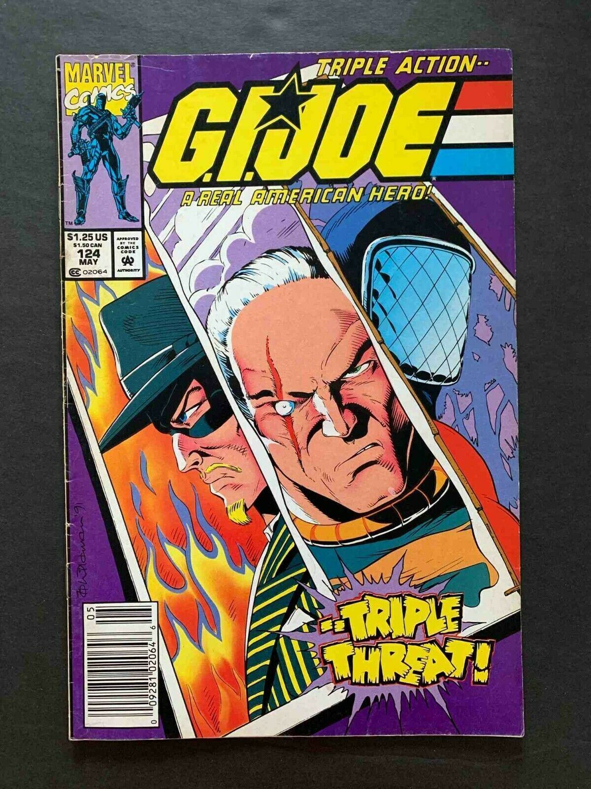 Gi Joe A Real American Hero #124 Marvel Comics 1992 Fn- Newsstand ...