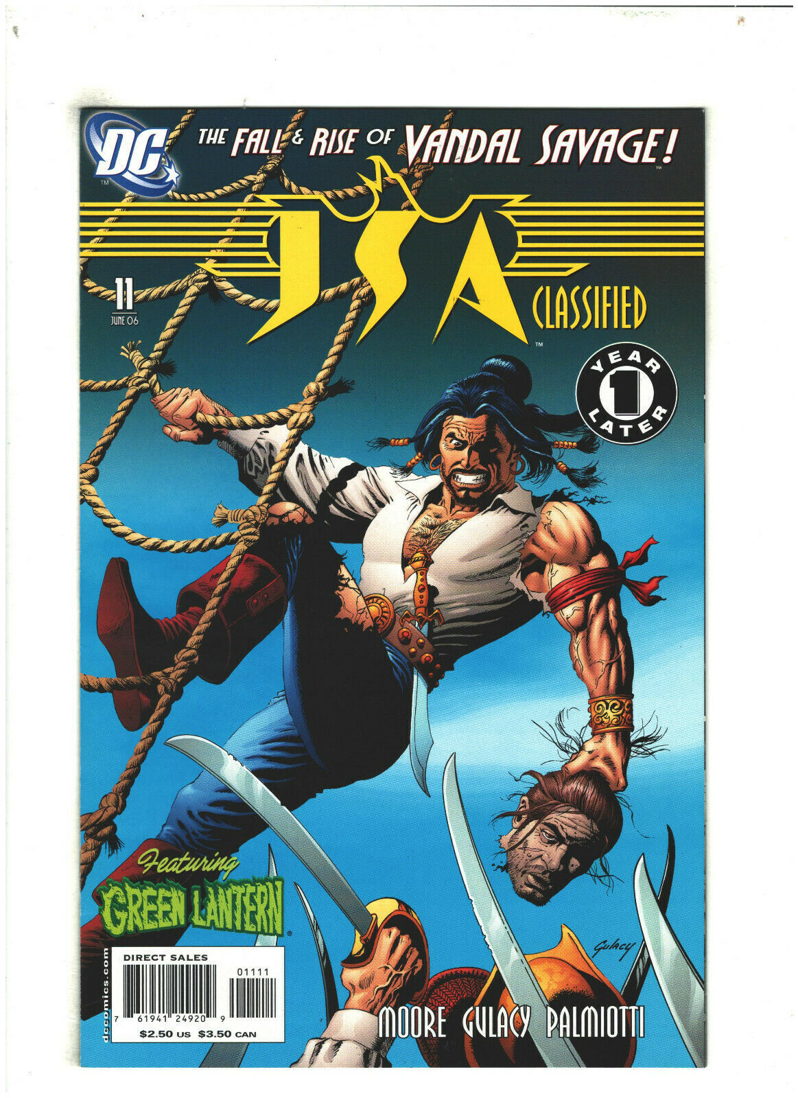 JSA Classified #11 NM- 9.2 DC Fall & Rise of Vandal Savage, Green ...
