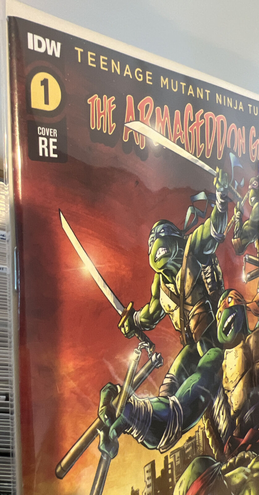 TMNT: Armageddon Game 1 Comic Vault Variant Signed By Gus Mauk & Kevin ...