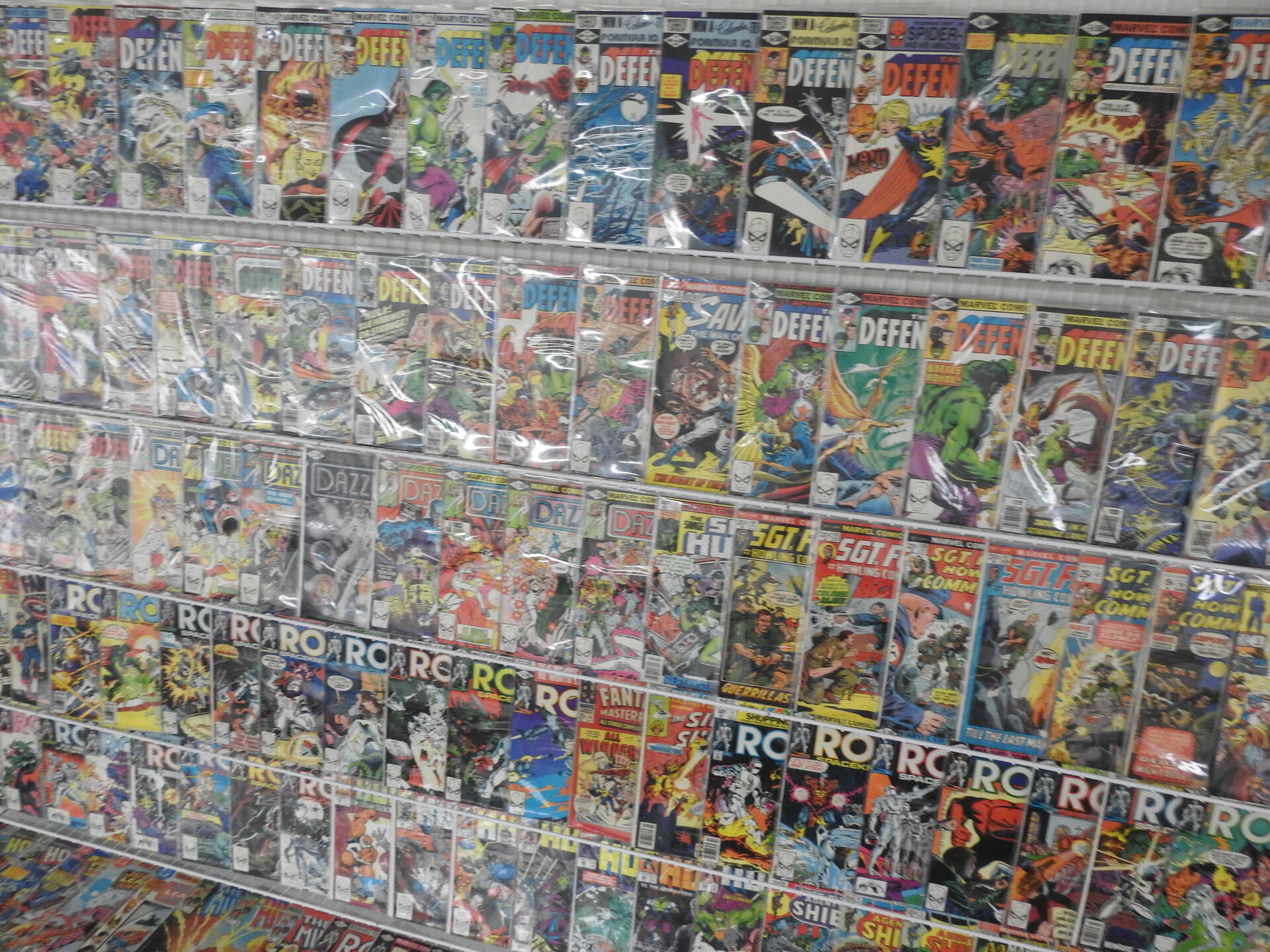 Huge Lot 160+ Comics W/ ROM, Hulk, Defenders, Fury+ Avg Fine+ Condition ...