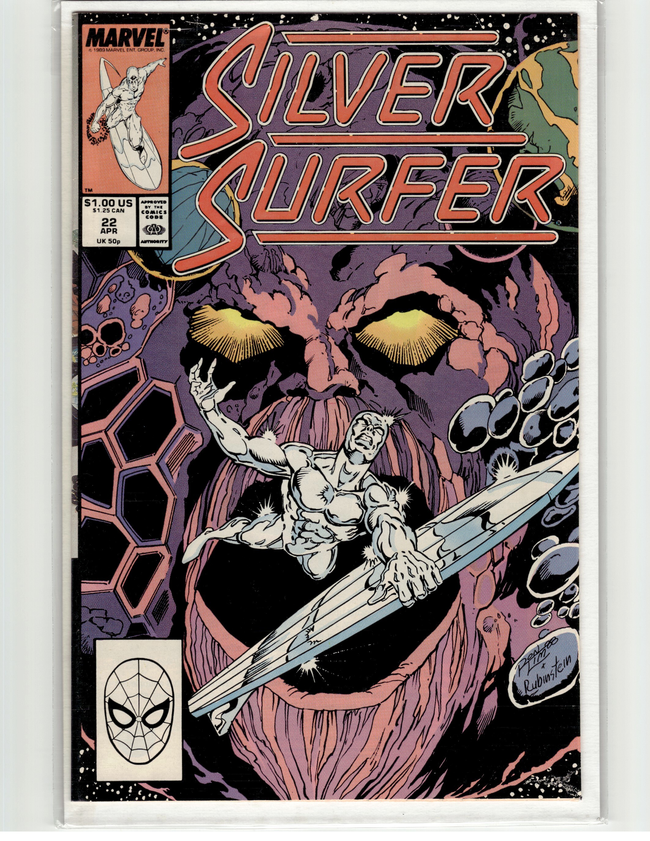 Silver Surfer #22 (1989) Silver Surfer | Comic Books - Copper Age ...