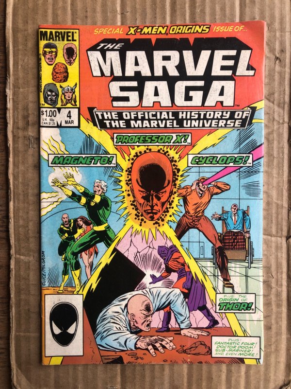 The Marvel Saga The Official History of the Marvel Universe #4 (1986 ...