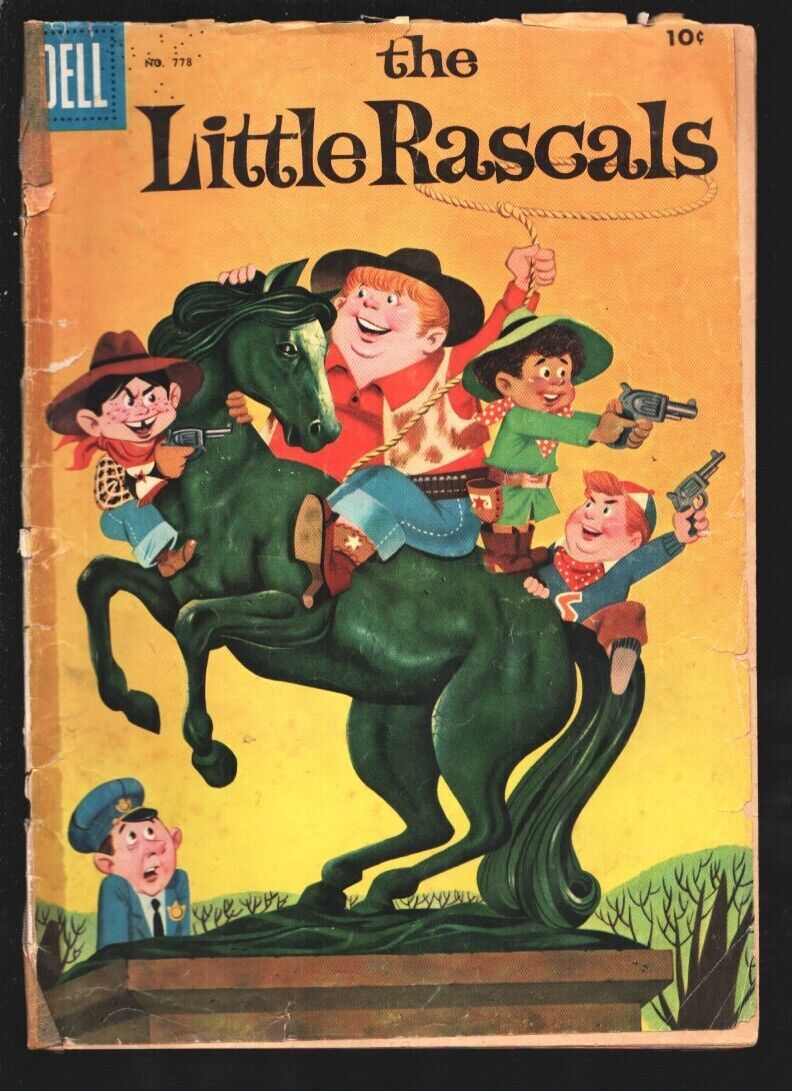 Little Rascals-Four Color Comics #778 1957-Dell-Spanky & Alfalfa appear ...