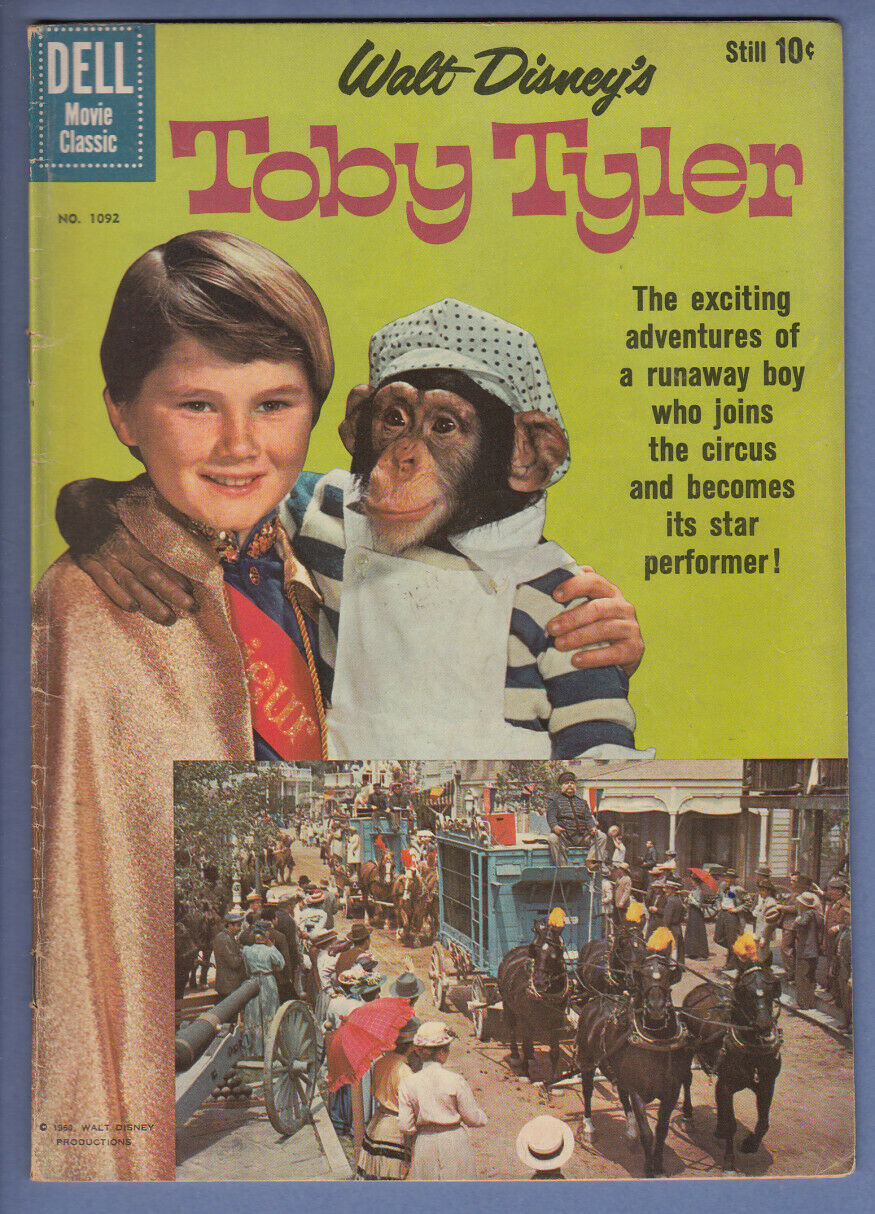 Toby Tyler #1092 (1960) 5.5 FN- Dell Four Color Comic | Comic Books ...