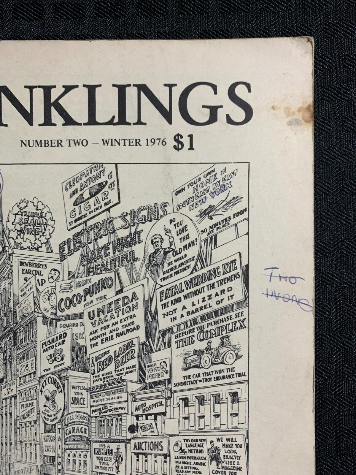 1976 Museum of Cartoon Art INKLINGS #2 VG- 3.5 16pg Magazine Harry ...