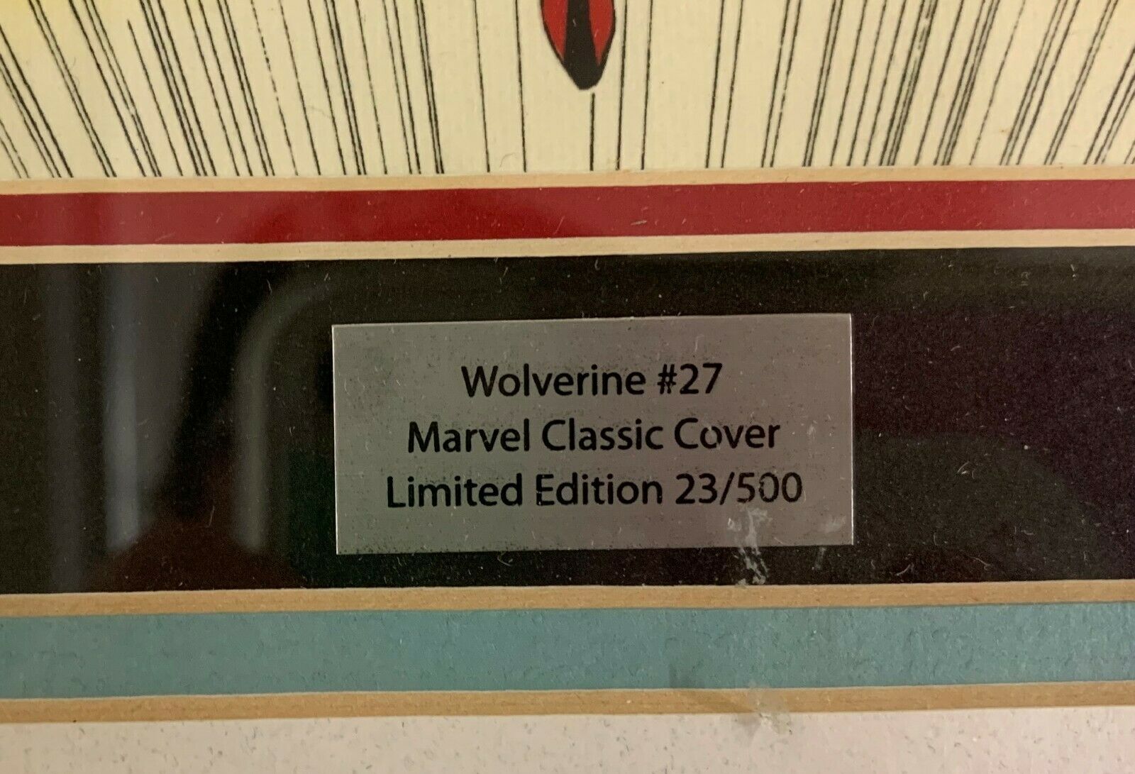 Marvel Classic Cover Series Wolverine #27 Jim Lee Print Limited Edition ...