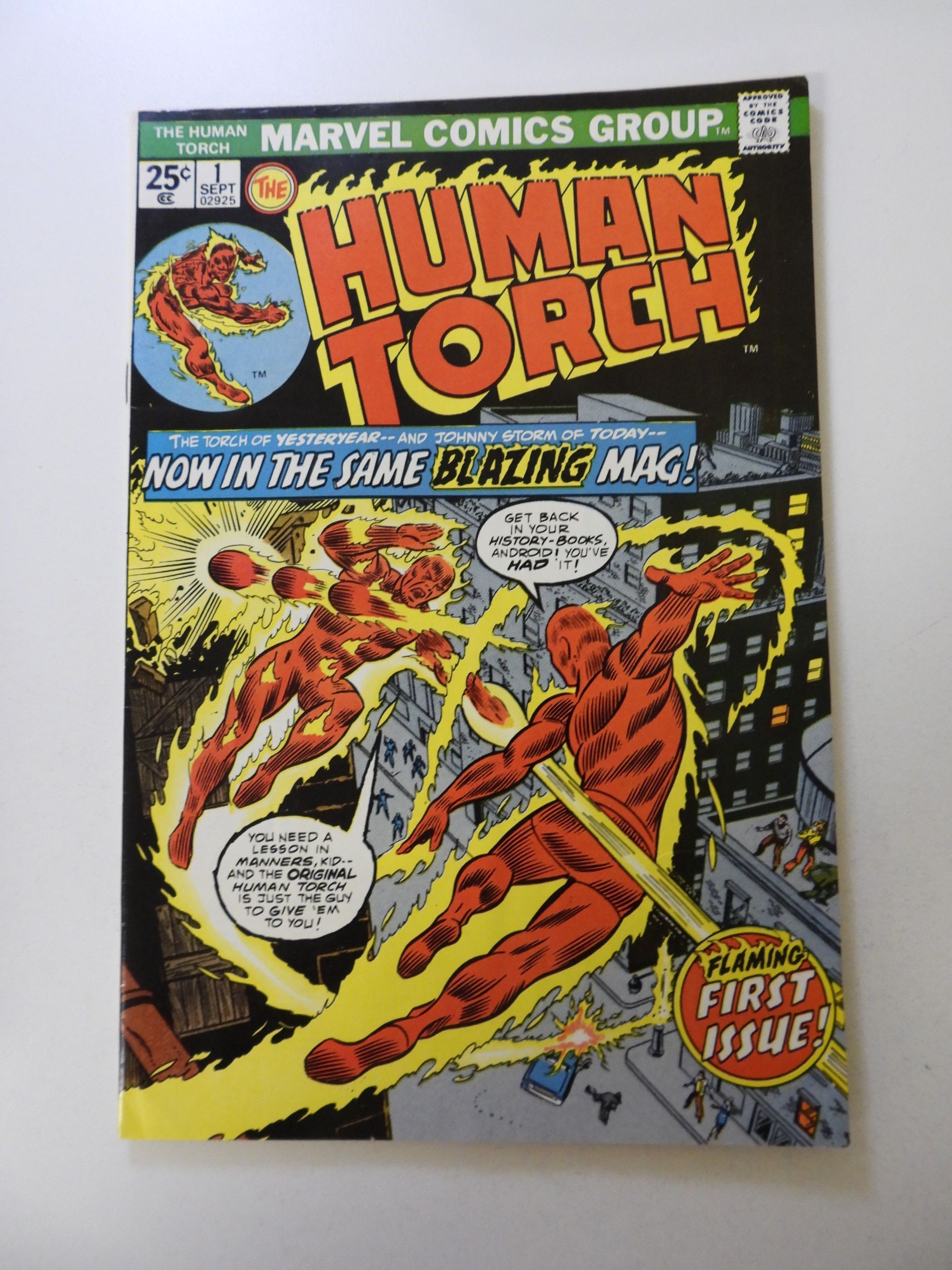 The Human Torch #1 (1974) VF- condition | Comic Books - Bronze Age ...