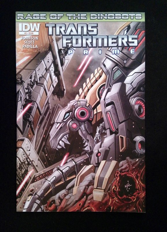 Transformers Prime Rage of the Dinobots #2 IDW Comics 2012 NM- | Comic ...