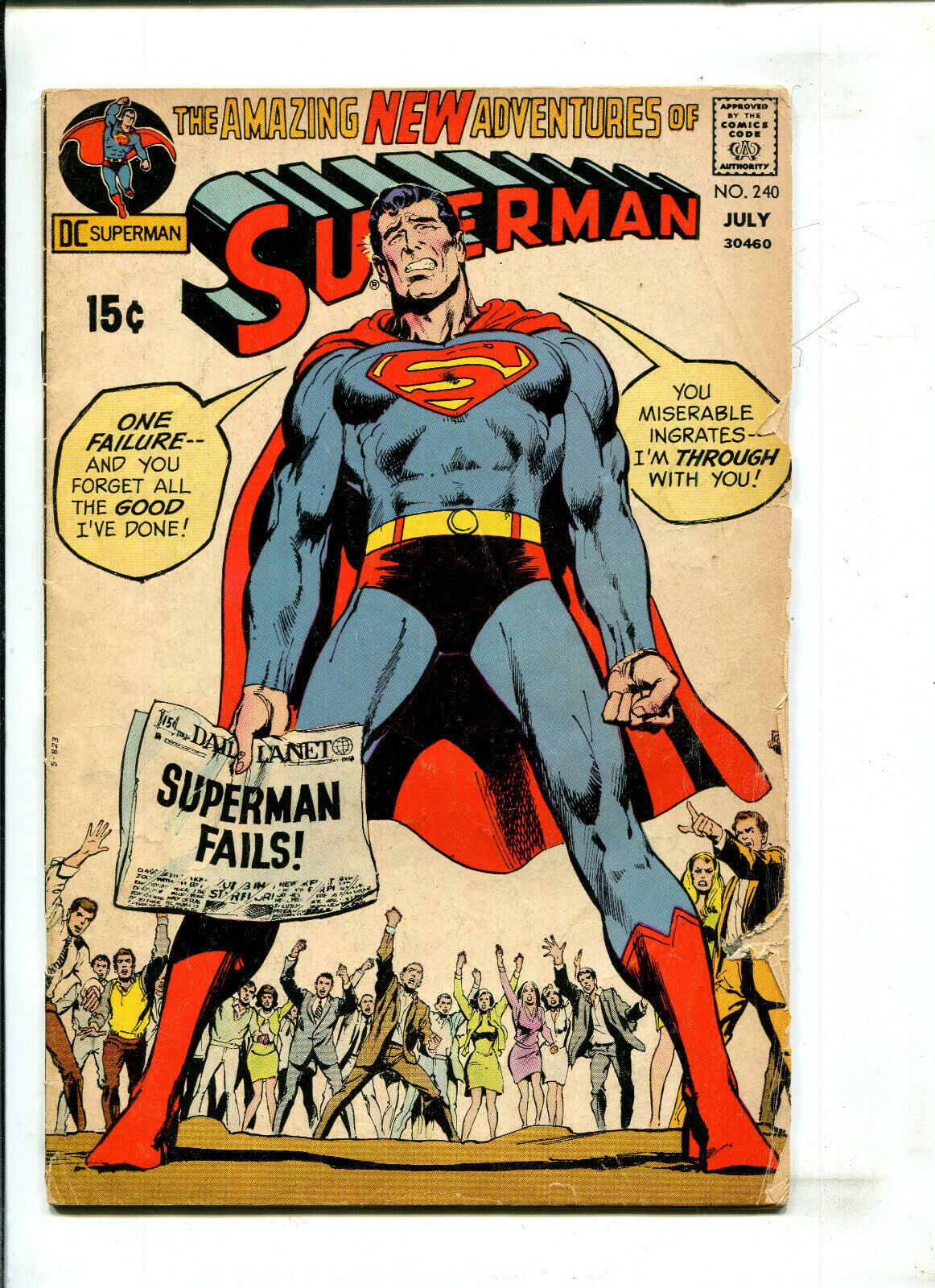 Superman #240 - to Save Superman! (4.0) 1971 | Comic Books - Bronze Age ...
