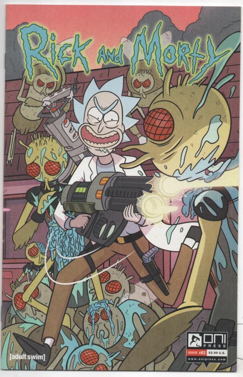 RICK and MORTY #50 aka #3 reprint, NM, Grandpa, Oni Press from Cartoon ...