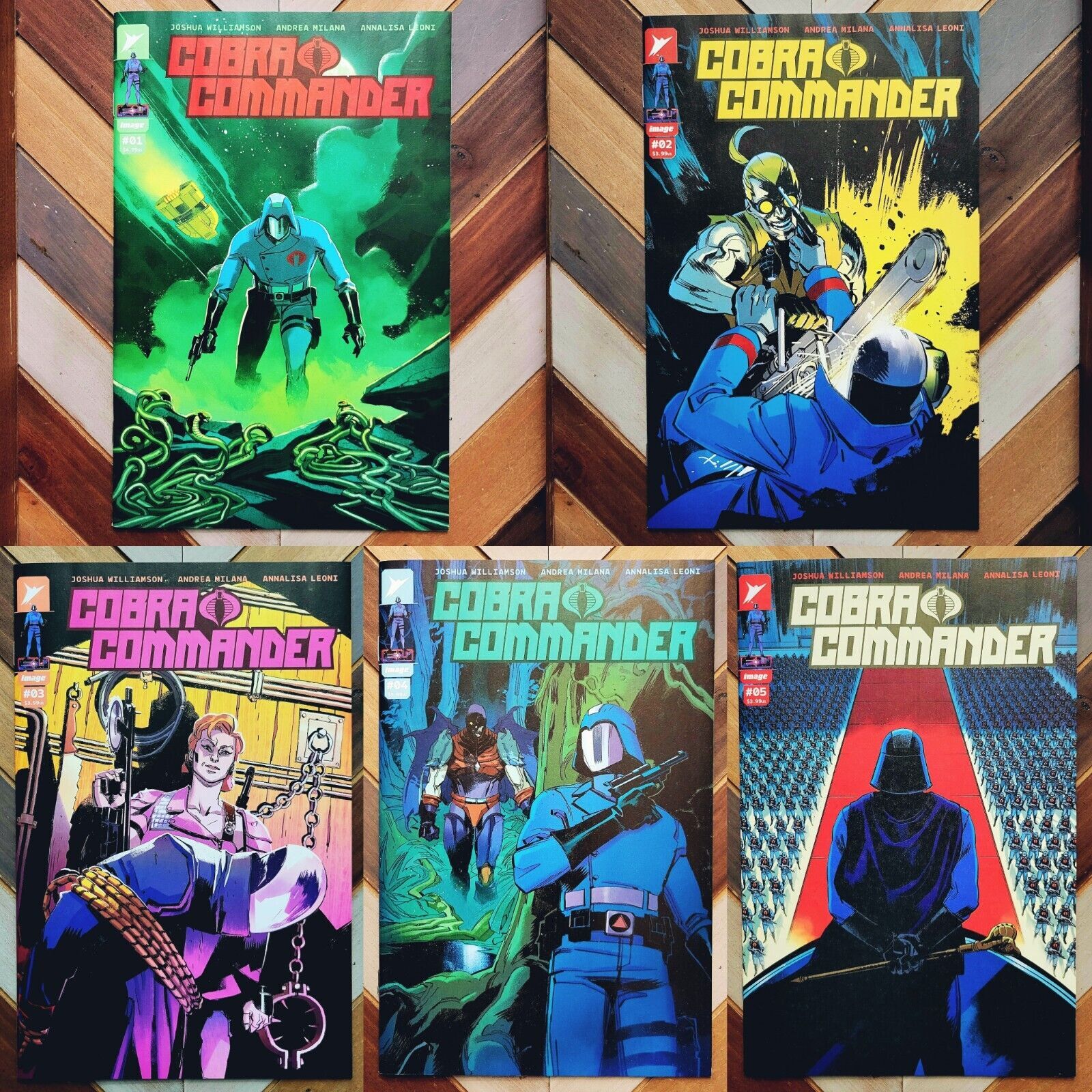 COBRA COMMANDER #1-5 NM/New (Image 2024) COMPLETE Mini Series G.I. JOE ...