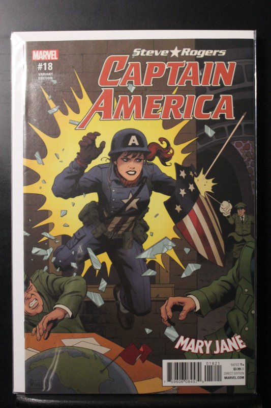 Captain America: Steve Rogers #18 Paolo Rivera 'Mary Jane' Variant ...