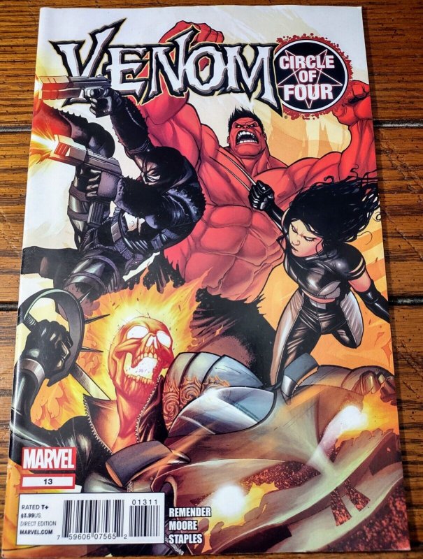 VENOM CIRCLE OF FOUR SET #13 13.1 13.2 13.3 Ghost Rider Red Hulk High ...