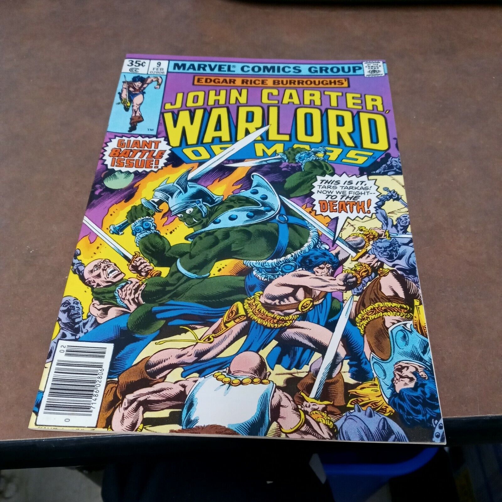 John Carter Warlord Of Mars 10 Issue Bronze Age Marvel Comics ...
