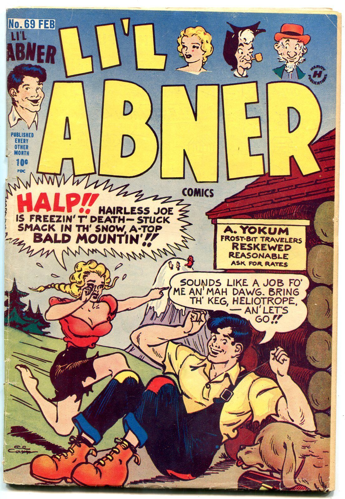 Li'l Abner #69 1948-Harvey Comics-Al Capp Art--Dogpatch VG | Comic ...