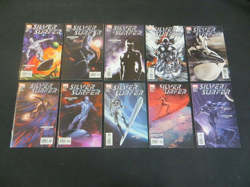 Silver Surfer 1987 #50-59 ,2003 #1-10 Comic LOT Thanos Infinity ...
