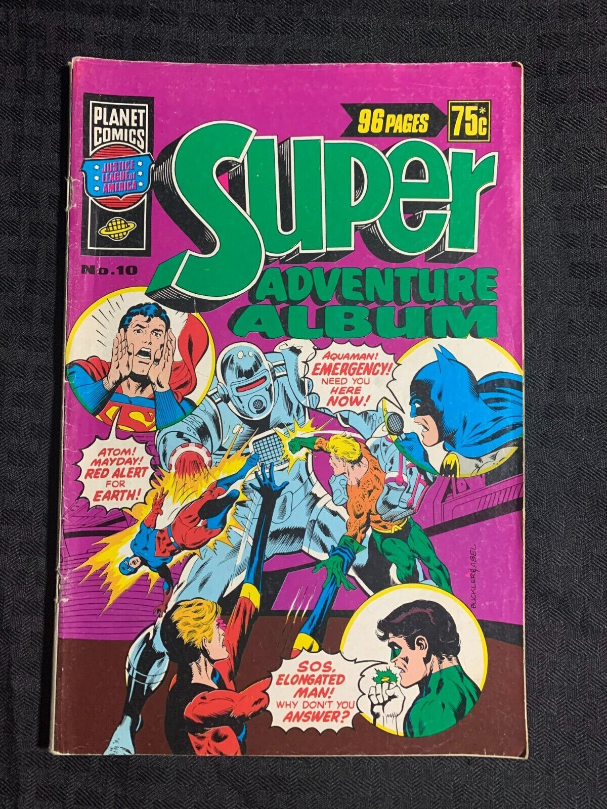 Vintage SUPER ADVENTURE ALBUM #10 VG/FN 5.0 Justice League of America ...