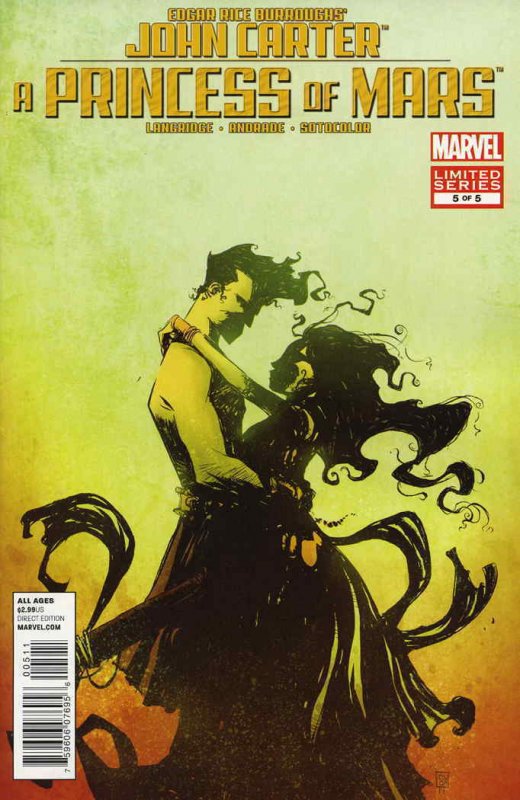 John Carter of Mars: A Princess of Mars #5 VF/NM; Marvel | Skottie ...