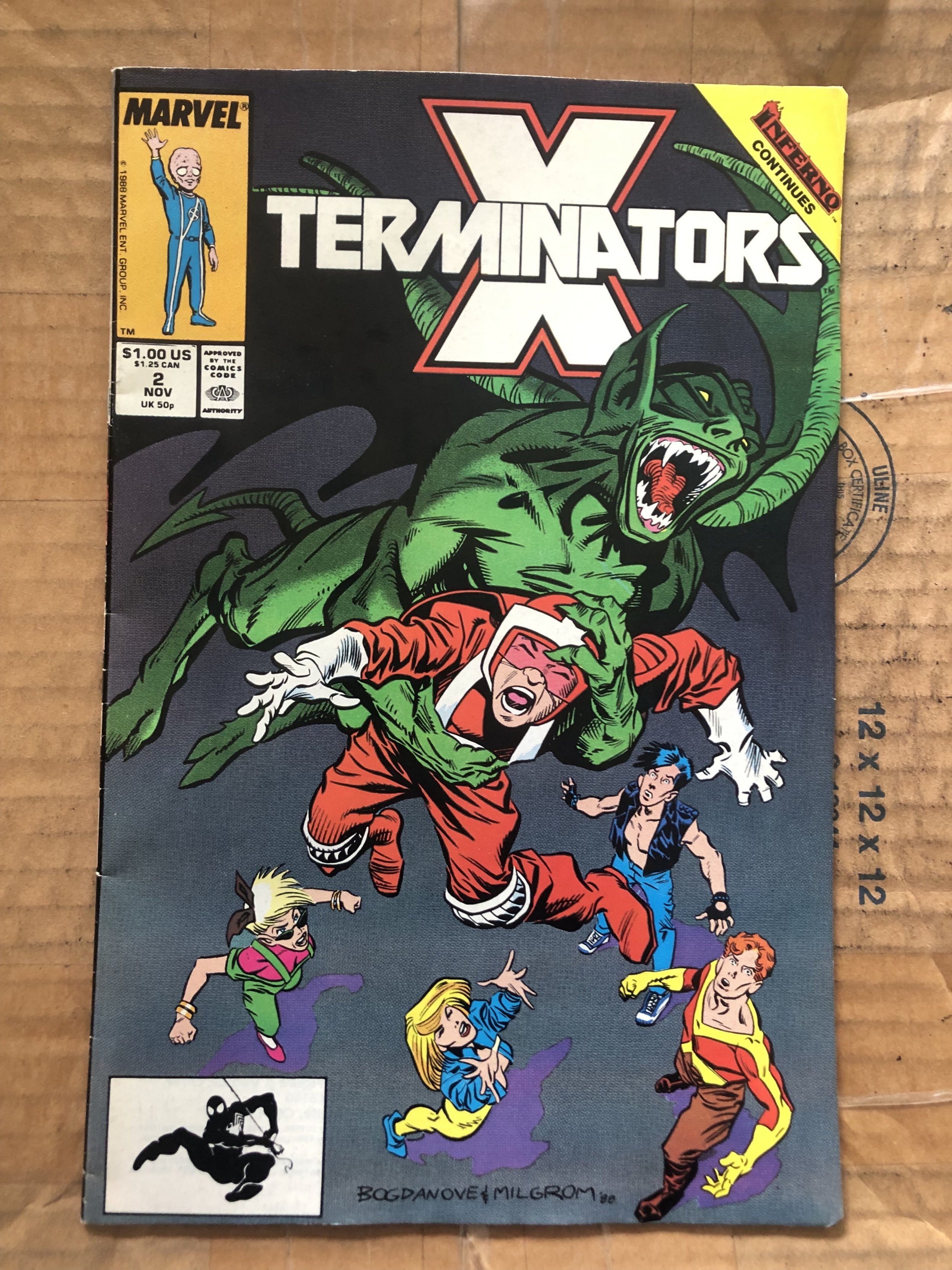 X-Terminators #2 Direct Edition (1988) | Comic Books - Copper Age ...