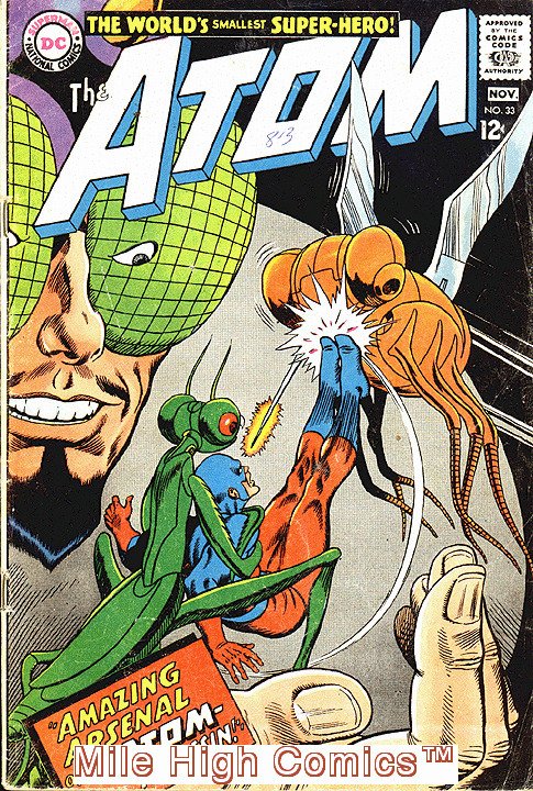 ATOM (DC) (JUSTICE LEAGUE) (1962 Series) #33 Good Comics Book | Comic ...
