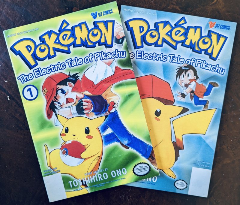 Pokemon: The Electric Tale of Pikachu #1 and #2(1998) VF+ | Comic Books ...