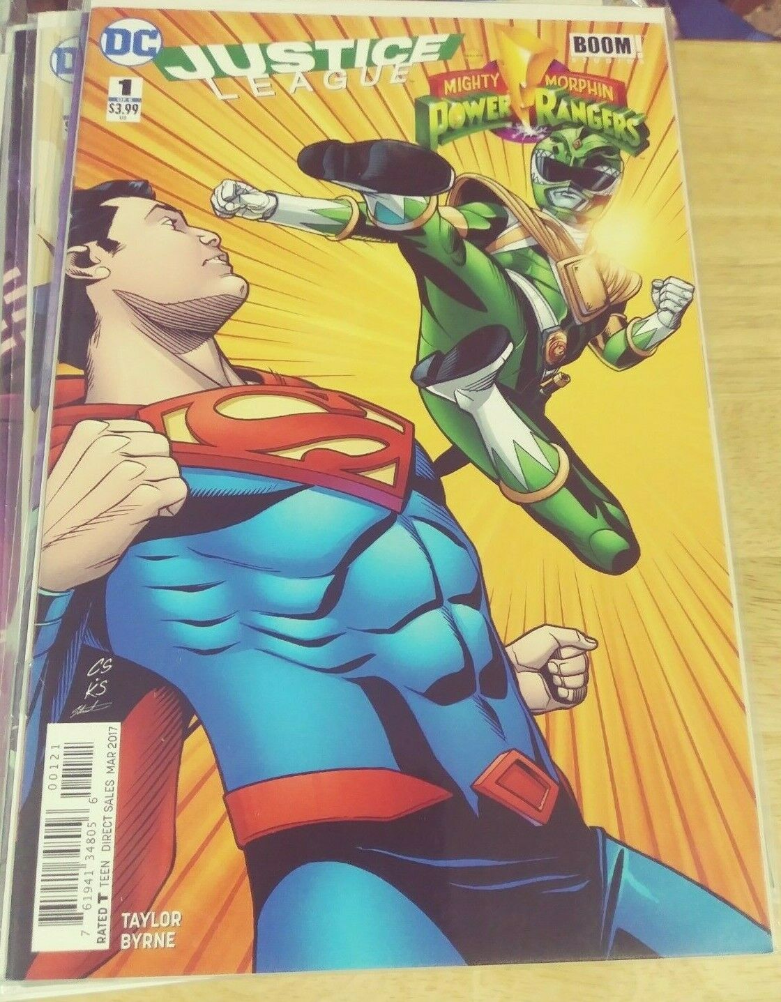 Justice League Mighty Morphin Power Rangers # 1 DC 2016 Boom Variant ...