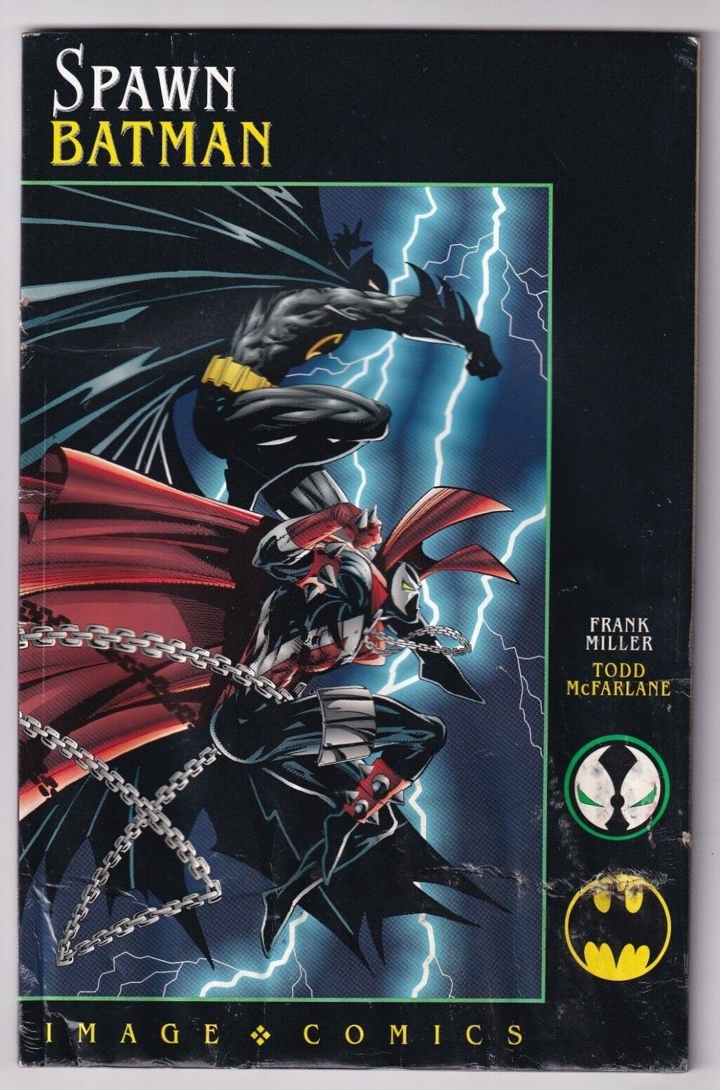Spawn Batman 1994 DC Image Frank Miller Todd McFarlane Trade TPB WATER ...