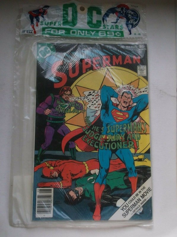 DC Super Stars 2-Pack(A8/A9) Sealed, Superman/Flash/Welcome Back Kotter ...