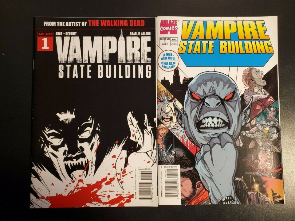 Vampire State Building #1 (2019) Ablaze Comics lot of 2 cover C, D VFNM ...