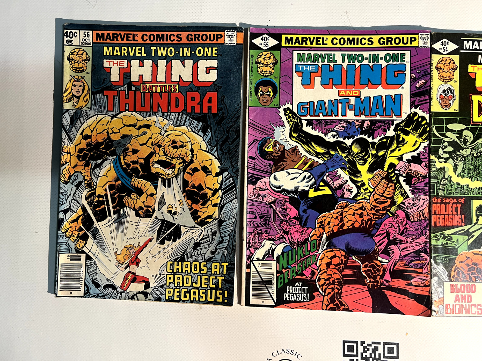 3 Marvel Two In One Marvel Comic Books# 54 55 56 Avengers Defenders 84 ...