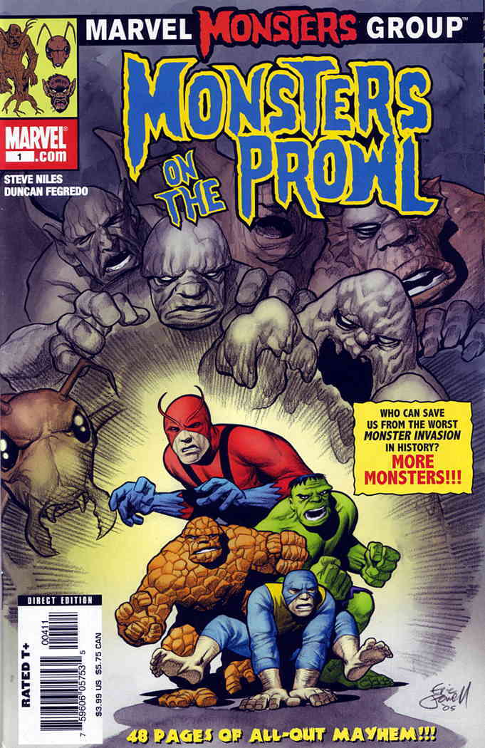 Marvel Monsters: Monsters on the Prowl #1 FN ; Marvel | Eric Powell ...