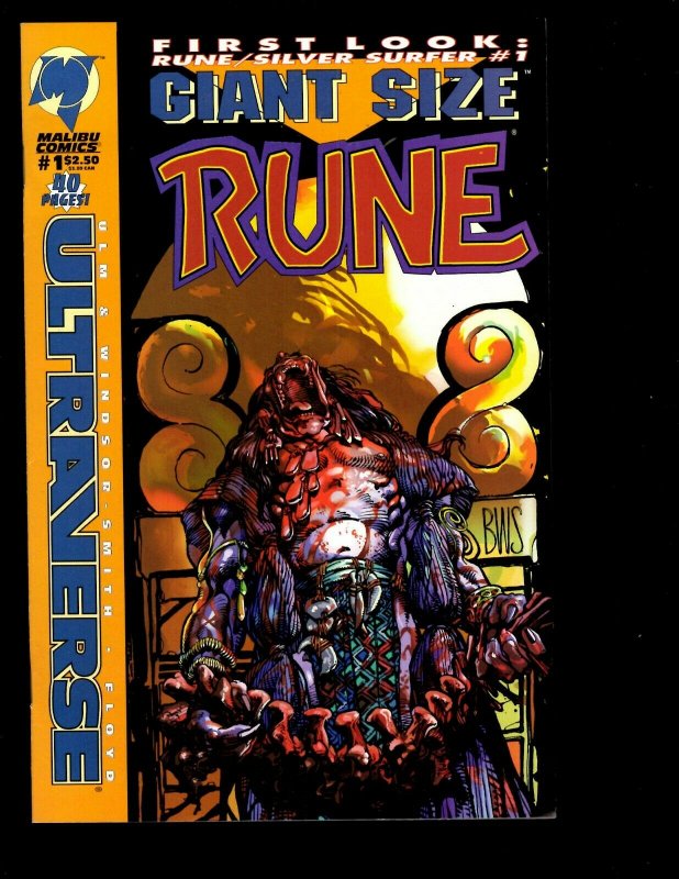 10 Ultraverse RUNE Malibu Comics #5 6 7 8 9 Infinity Rune: Giant-Size ...