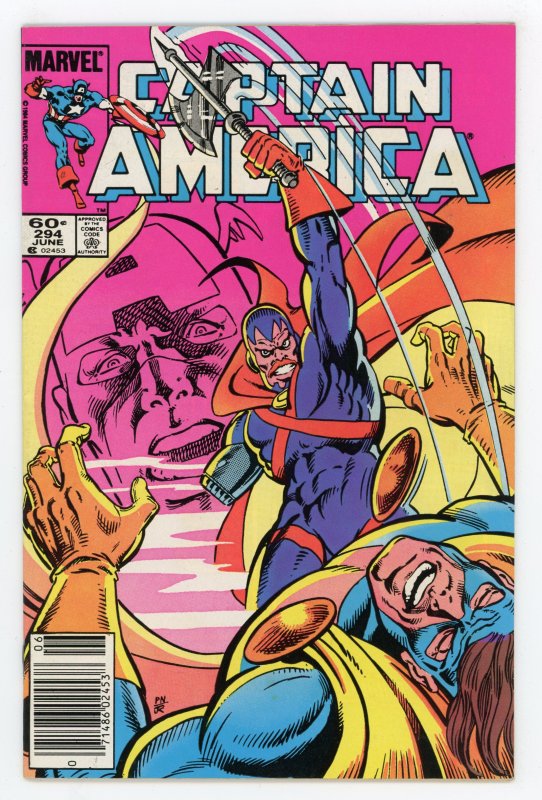 Captain America #294 (1963 v1) J.M. DeMatteis 1st Sisters of Sin ...