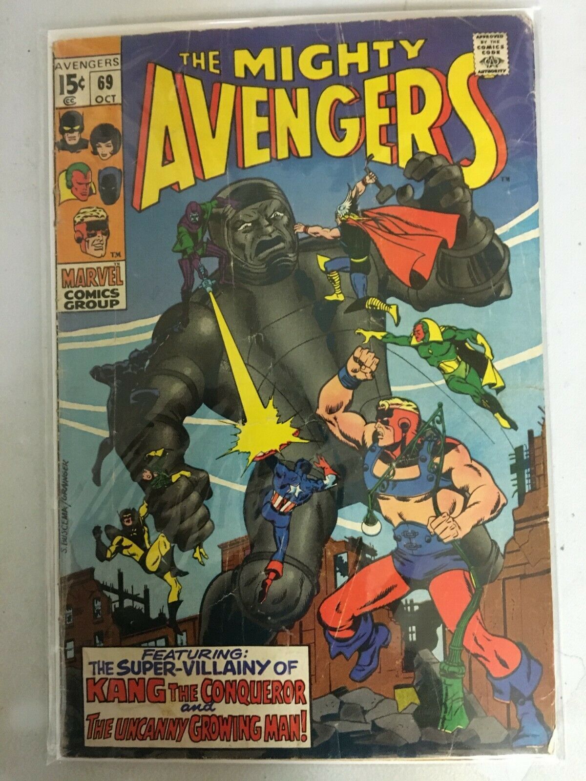 Avengers #69 3.5 VG- (1969) | Comic Books - Silver Age, Avengers / HipComic