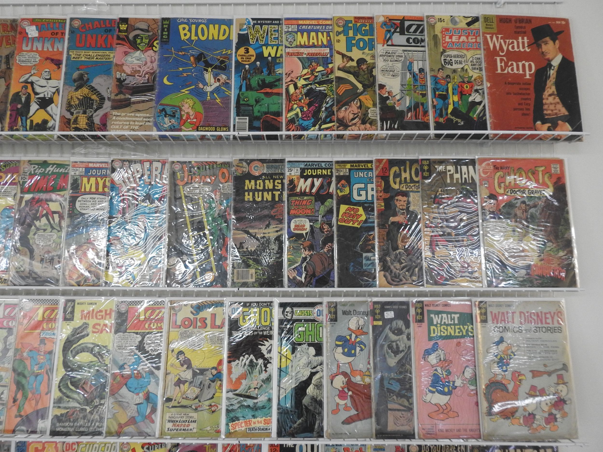 Huge Lot of Low Grade Comics W/ Batman, Strange Adventures, Superboy ...
