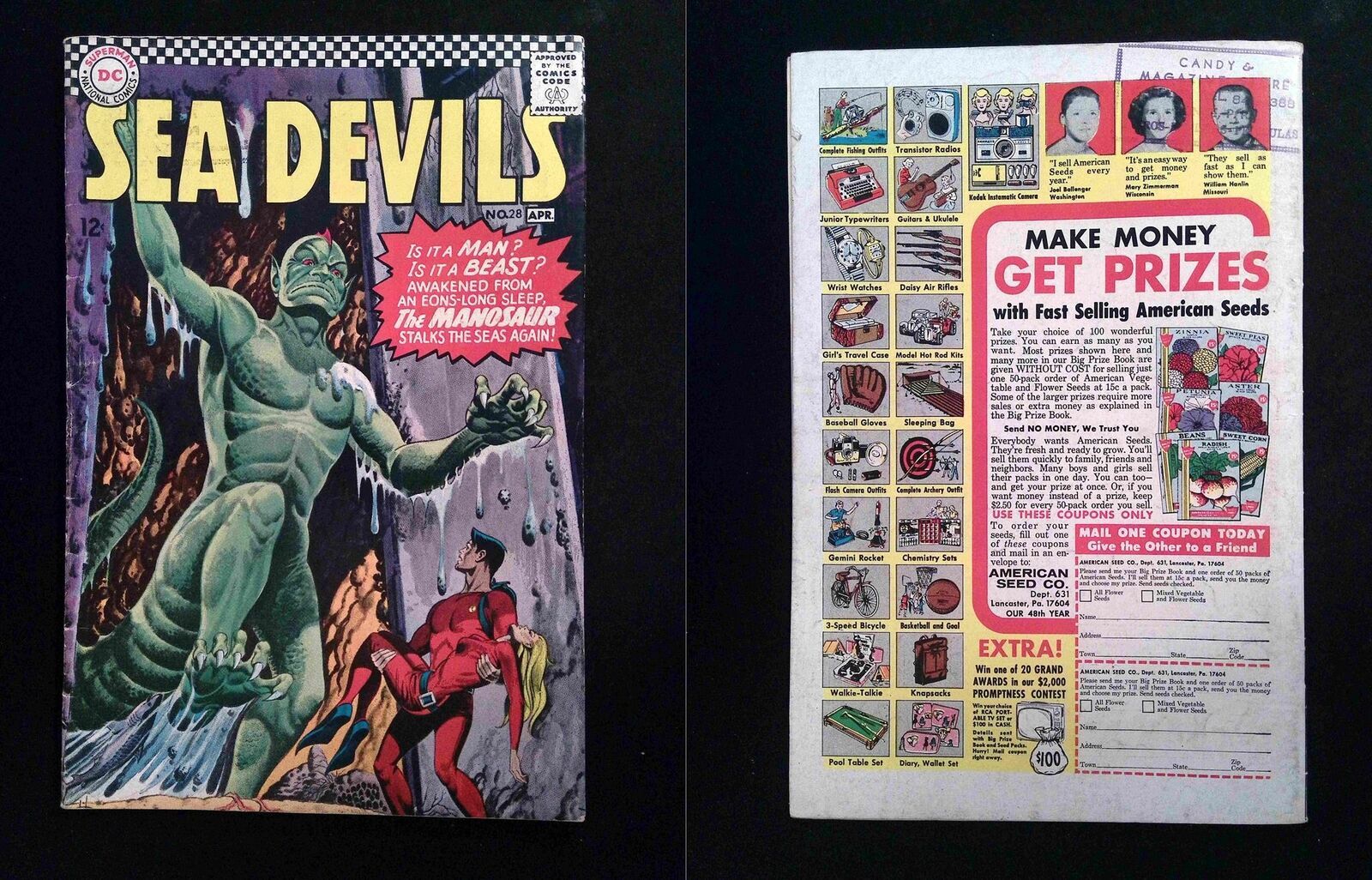 Sea Devils #28 DC Comics 1966 VG/FN | Comic Books - Silver Age, DC ...