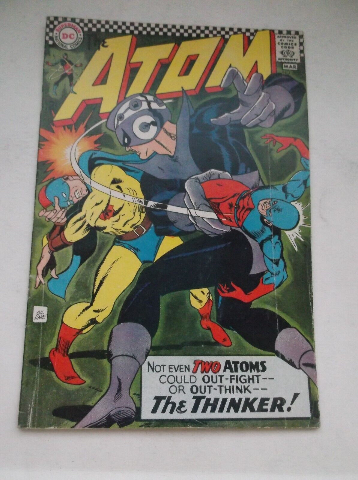 DC: Atom #29, Featuring; Golden AGE Atom/Atom VS Thinker, 1967, VG+ (4. ...