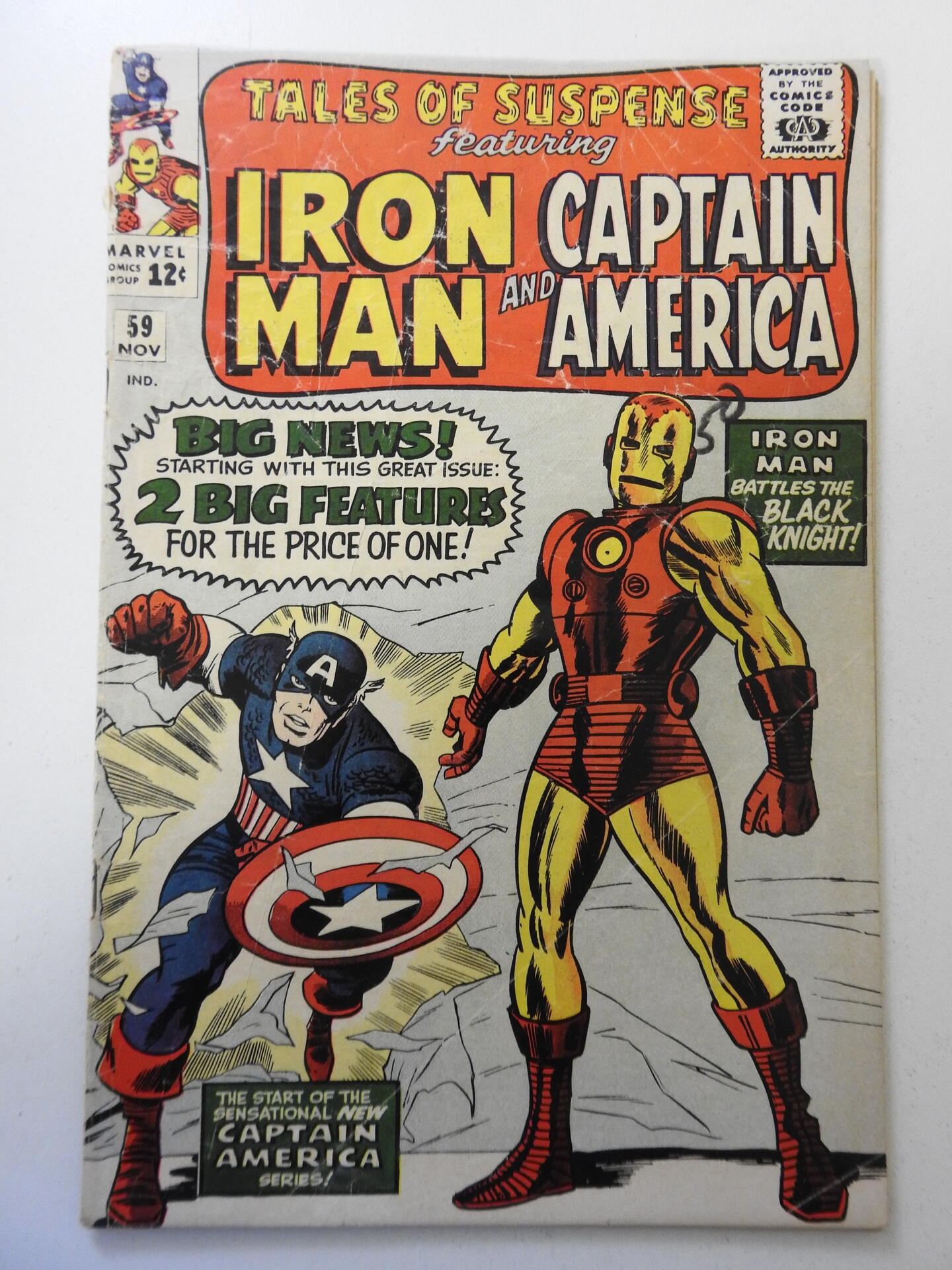 Tales of Suspense #59 (1964) GD+ Condition 1 1/2 in spine split | Comic ...