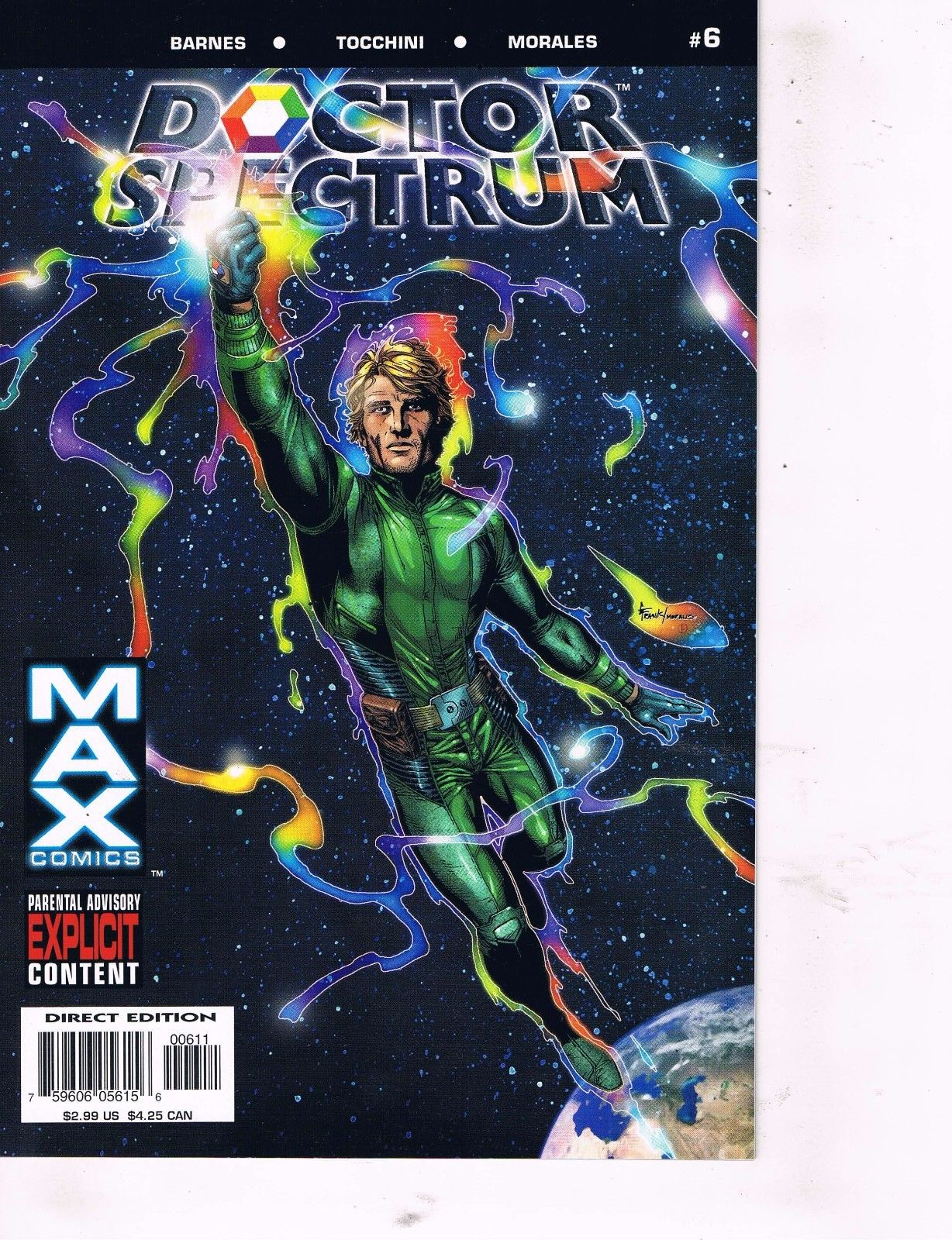 Lot Of 2 Doctor Spectrum Marvel MAX Comic Books # 5 & 6 TW26 | Comic ...