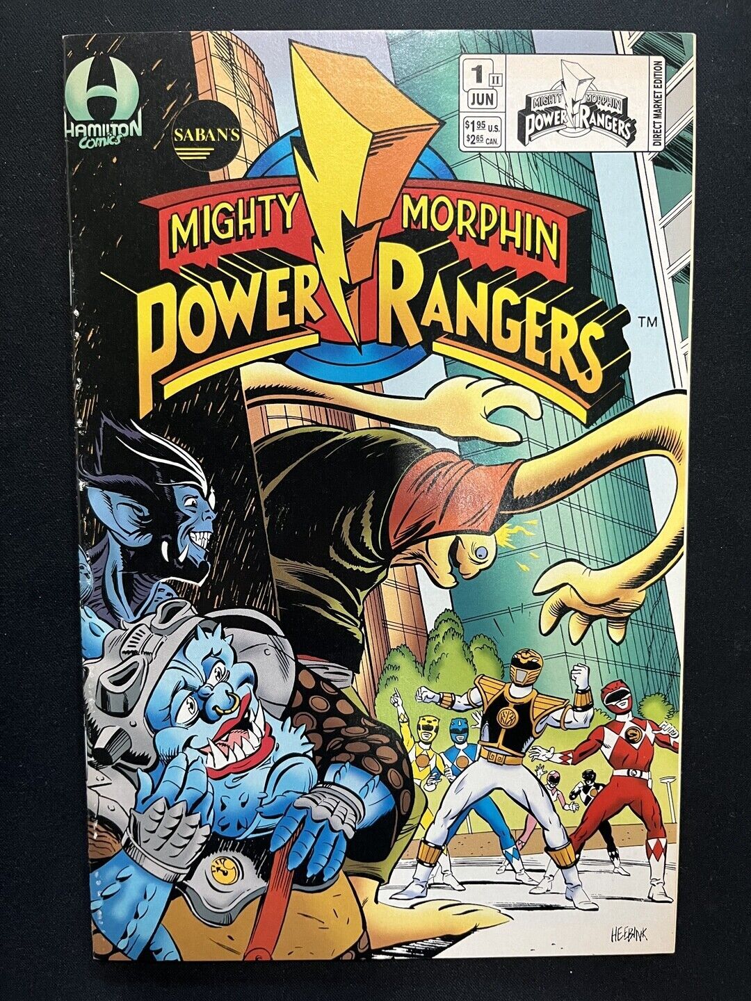 Mighty Morphin Power Rangers #1 VF 1994 Hamilton Comics C118A | Comic ...