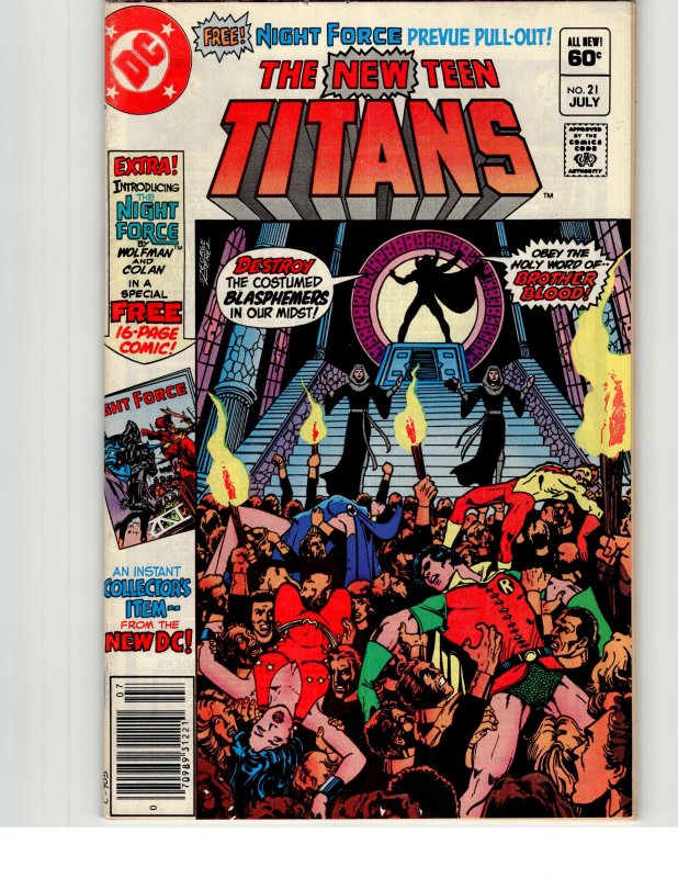 The New Teen Titans #21 (1982) Teen Titans [Key Issue] | Comic Books ...