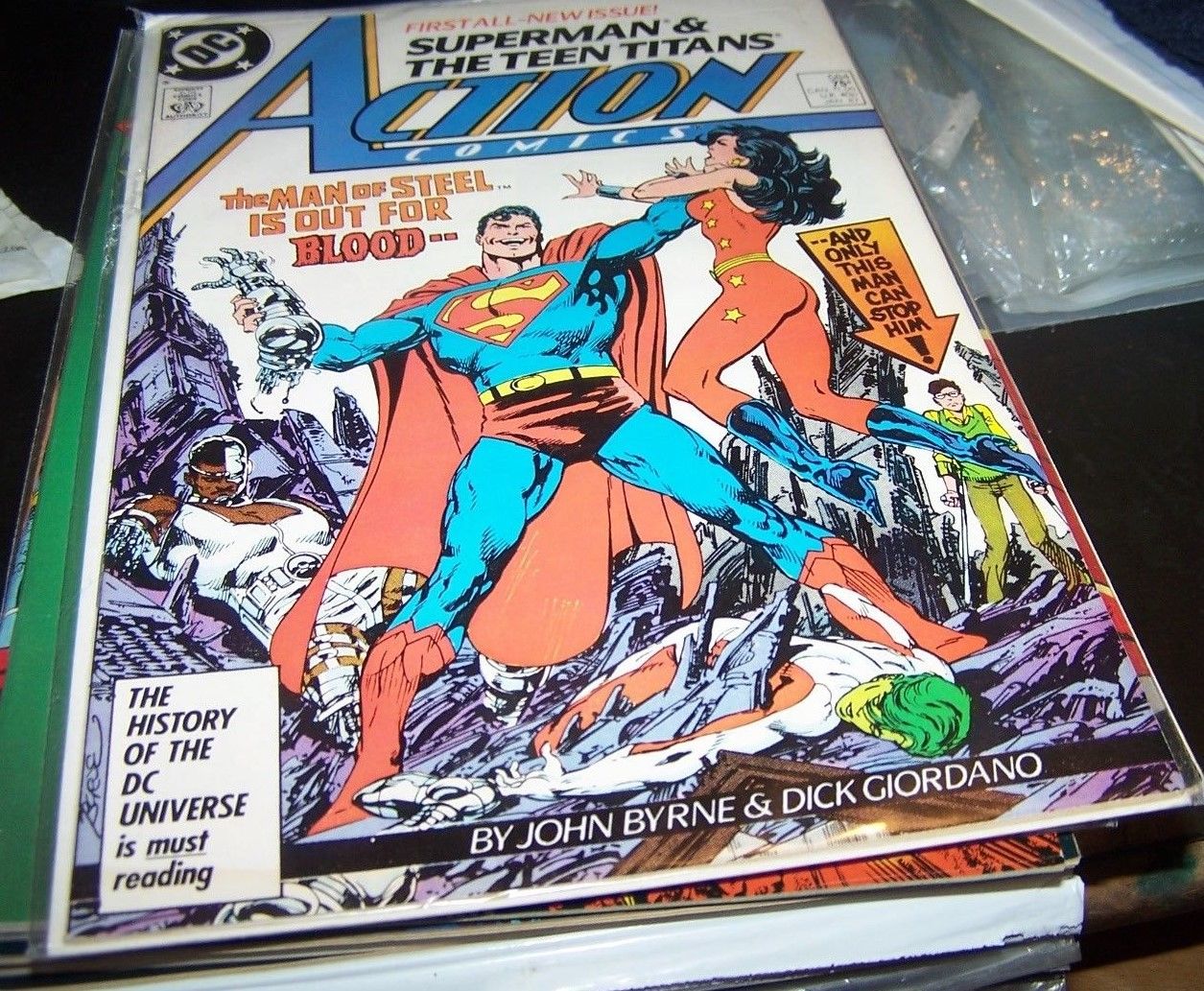 Action Comics #584 (Jan 1987, DC) superman first issue with new ...