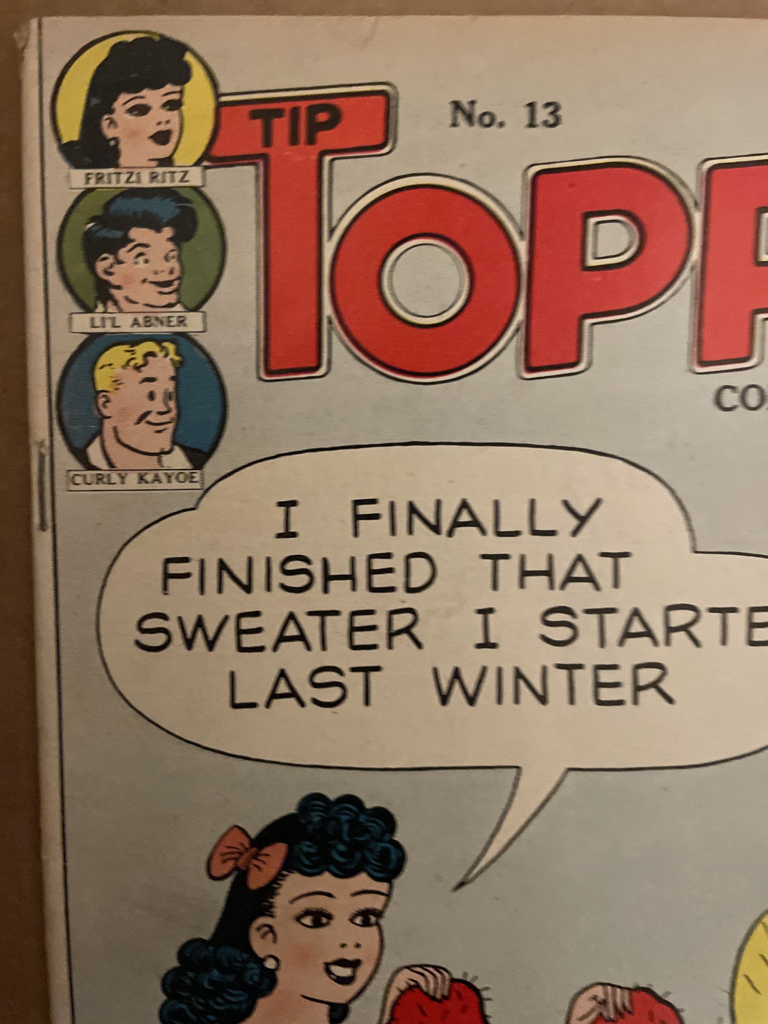 Tip Topper Comics #13 Golden Age Good Girl Art Bikini Cover See Pics | Comic Books - Modern Age ...