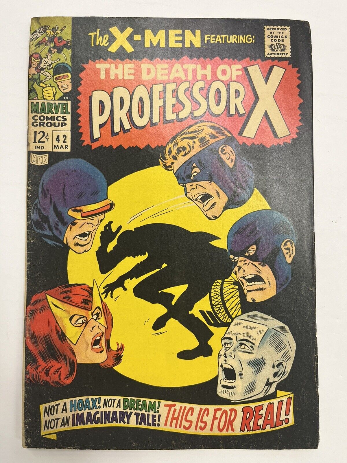 UNCANNY X-MEN #42 (1968) KEY Death of Changeling John Buscema Art ...